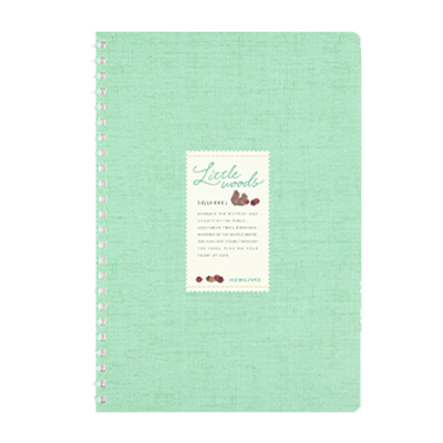 日本国誉Campus木野梦境四孔活页本B5不硌手学生笔记本A5可换芯