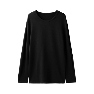 保暖圆领长袖打底内搭T恤男女款