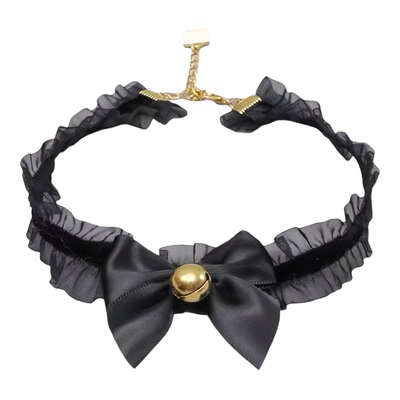 纯欲女仆蕾丝猫耳choker项圈