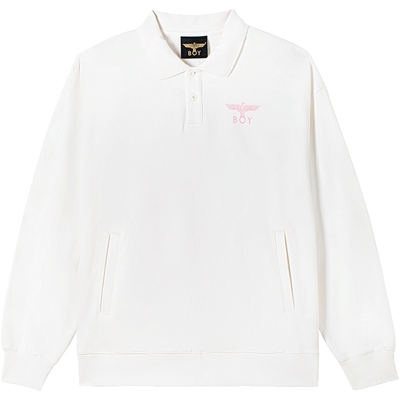 boylondon24卫衣粉色老鹰印花