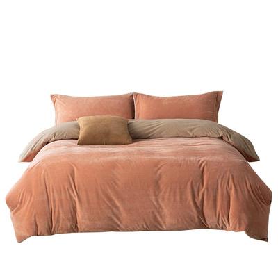 A类超细腻婴儿绒四件套牛奶绒