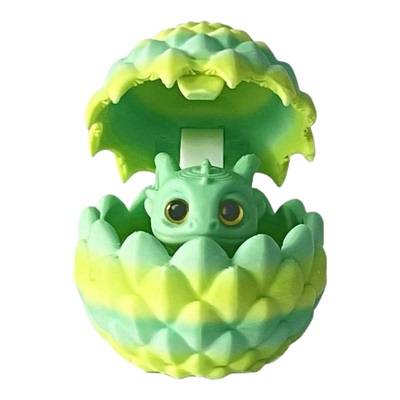 3D打印龙宝宝创意玩具摆件