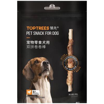 领先犬用零食双拼卷卷棒80g