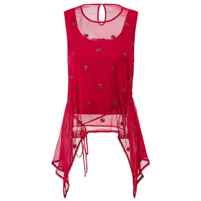 【商场同款】MAXRIENY精致优雅毛织内搭薄透外衣两件套套装女25夏