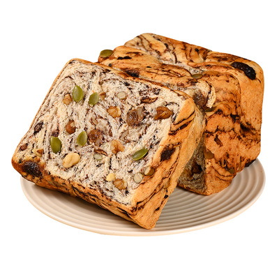 巧克力八宝坚果吐司【买一送一】