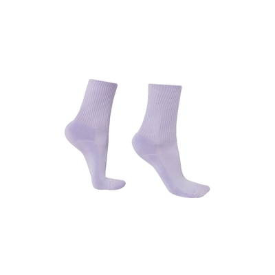 女士简约风黑色短筒袜