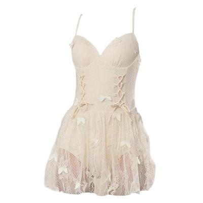 奥思鸟高级感女连体显瘦裙式泳装