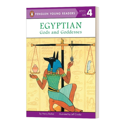 英文原版 Egyptian Gods And Goddesses 埃及诸神和女神 企鹅青少分级阅读4级 英文版 进口英语原版书籍儿童全英语书
