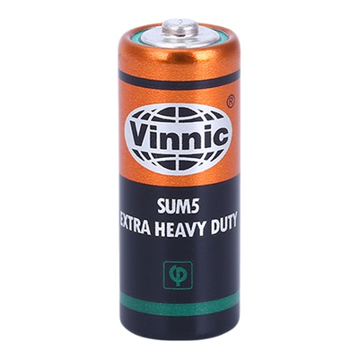 24粒vinnic松柏SUM5石英钟表汽车尾灯1.5V N铁壳碳性LR1 8号电池
