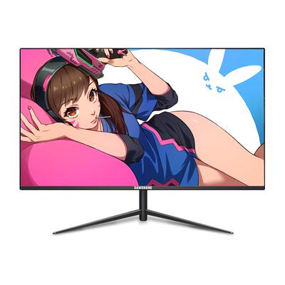 电竞显示器24英寸100hz曲面高刷
