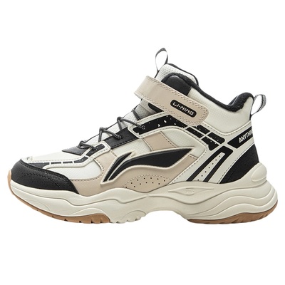 李宁正品加厚棉保暖青少年运动鞋