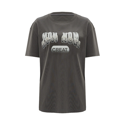 Iammix27复古圆领短袖T恤