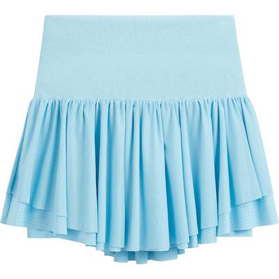 Wilson威尔胜官方女士Midtown双层裙摆网球运动蜜糖花瓣裙