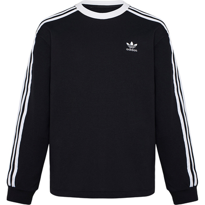 Adidas/阿迪达斯正品三叶草儿童休闲印花套头运动长袖T恤KW9607