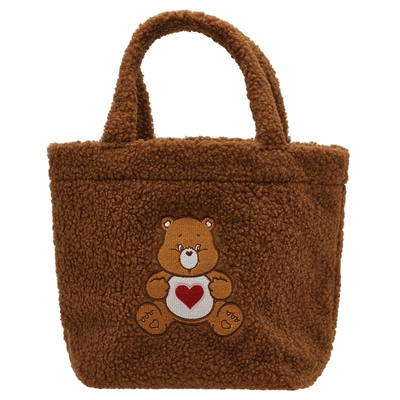 Carebears泰迪毛绒手提托特包