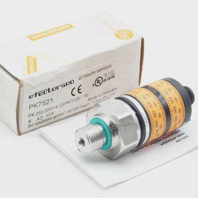 ifm efector500 PK7521 PK-250-SFG14-QSPKG/US//W Pressure Swit