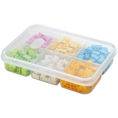 乐高积木收纳盒小颗粒儿童玩具零件多格分类盒透明拼图储物整理箱
