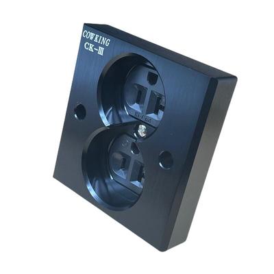 AHSY插座纯铜插芯20mm铝合金面板