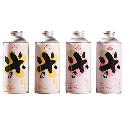 甜米酒米露甘酒糯米酒果味酒饮