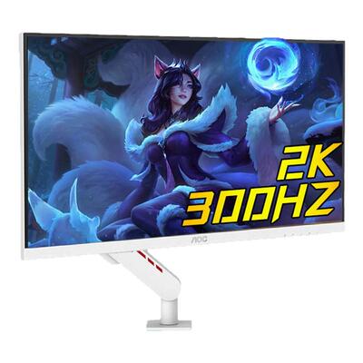 白色原装机械臂2K320Hz显示器