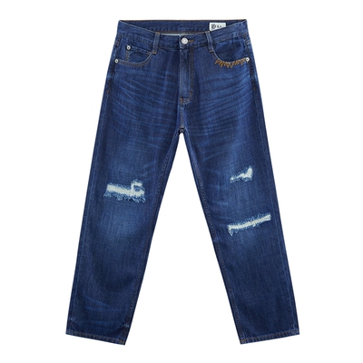 ONIARAI/鬼洗日系9分锥形牛仔裤