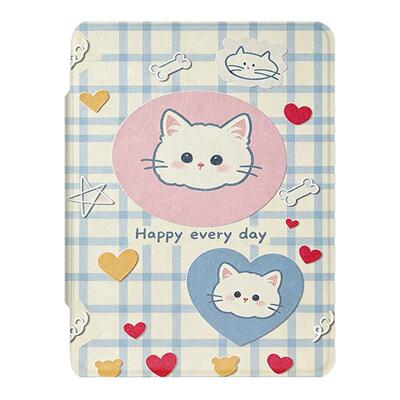 格子小猫Kindle电子书保护套