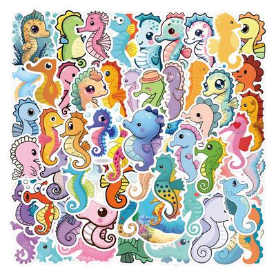 Seahorse海马涂鸦贴纸