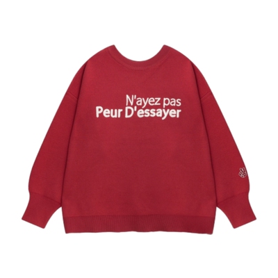 studio CLIP毛针织衫女冬季新款时尚宽松气质流行毛衣160544