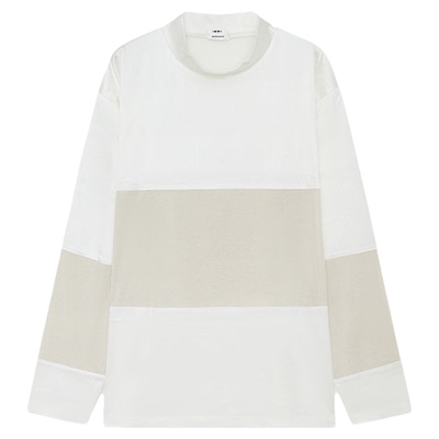 IMMI26SS拼接宽松长袖上衣