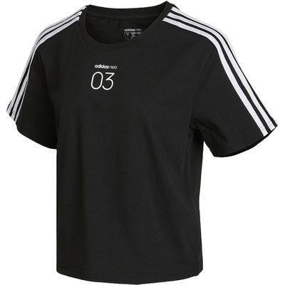 阿迪达斯女子运动休闲T恤