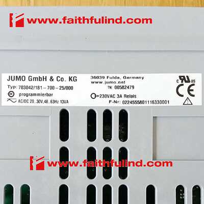 议价Jumo00582479久茂全新温控器dTRON30870304218170025000