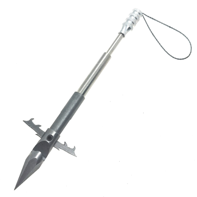 升级六棱猎鲲鱼镖440C大倒刺射鱼镖打鱼镖深水重型破甲鱼镖带尾翼