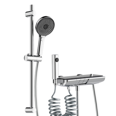 九牧青春版琴键分体方管恒温丝雨淋浴花洒套装淋浴器喷头25048