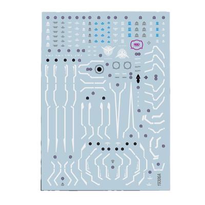 中环MG00Q全刃式模型荧光水贴