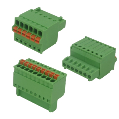 15EDGKD弹簧按压2.5mm接线插头