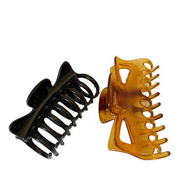 同款ins时髦博主黑色法式鲨鱼夹