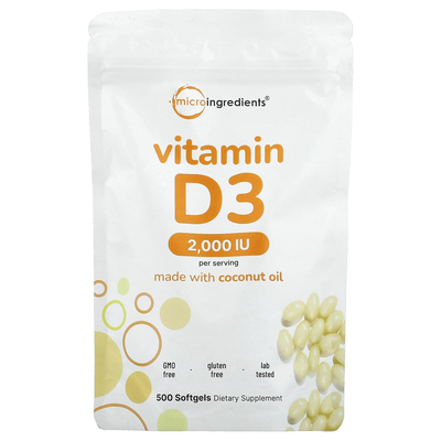 Micro Ingredients,维生素 D3 软胶囊