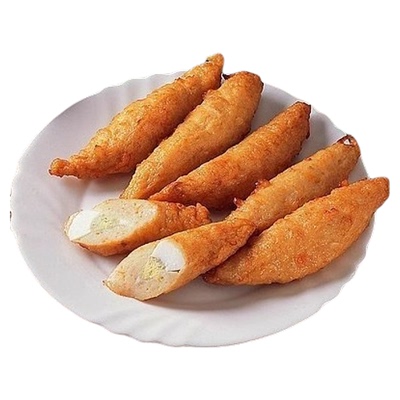 台湾特产旗鱼黑轮台湾美味小吃冷冻半成品夜市美食500g批发商用