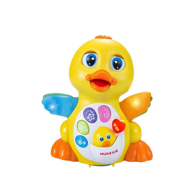 小鸭子玩具摇摆婴儿音乐电动益智