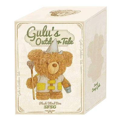 高超高越同款SFSG x LOOKNOW潦草小熊Gulu户外探险盲盒2025冬季