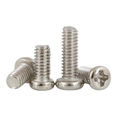 镀镍PM十字圆头螺丝数码螺钉