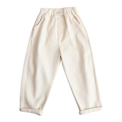 中小童纯棉春秋季长裤简约百搭