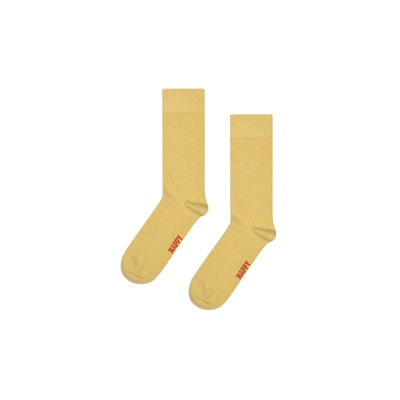 【春秋款】Happy Socks潮牌进口纯色袜子ins舒适百搭保暖中筒袜