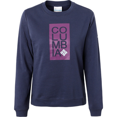 Columbia哥伦比亚正品21春夏新品城市户外女子圆领长袖卫衣AR1555
