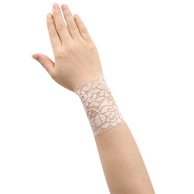 女蕾丝护腕薄款遮疤痕纹身防晒袖