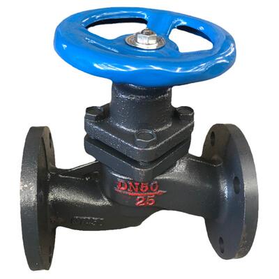 高温铸铁法兰柱塞阀蒸汽阀门管道