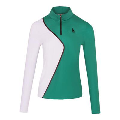 SVG高尔夫女士小立领长袖T恤