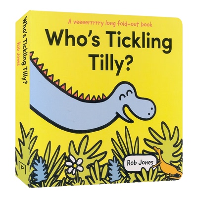 【自营】Who's Tickling Tilly 幼儿早教启蒙折叠书 谁在挠蒂莉 亲子共读 儿童恐龙故事绘本 英语图画故事书 英文原版进口图书