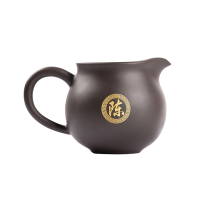 紫砂公道杯泡茶过滤刻字功夫茶具