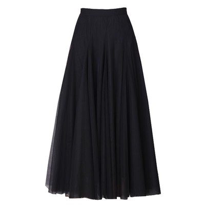 高腰半身裙20片拼接中长款A字裙